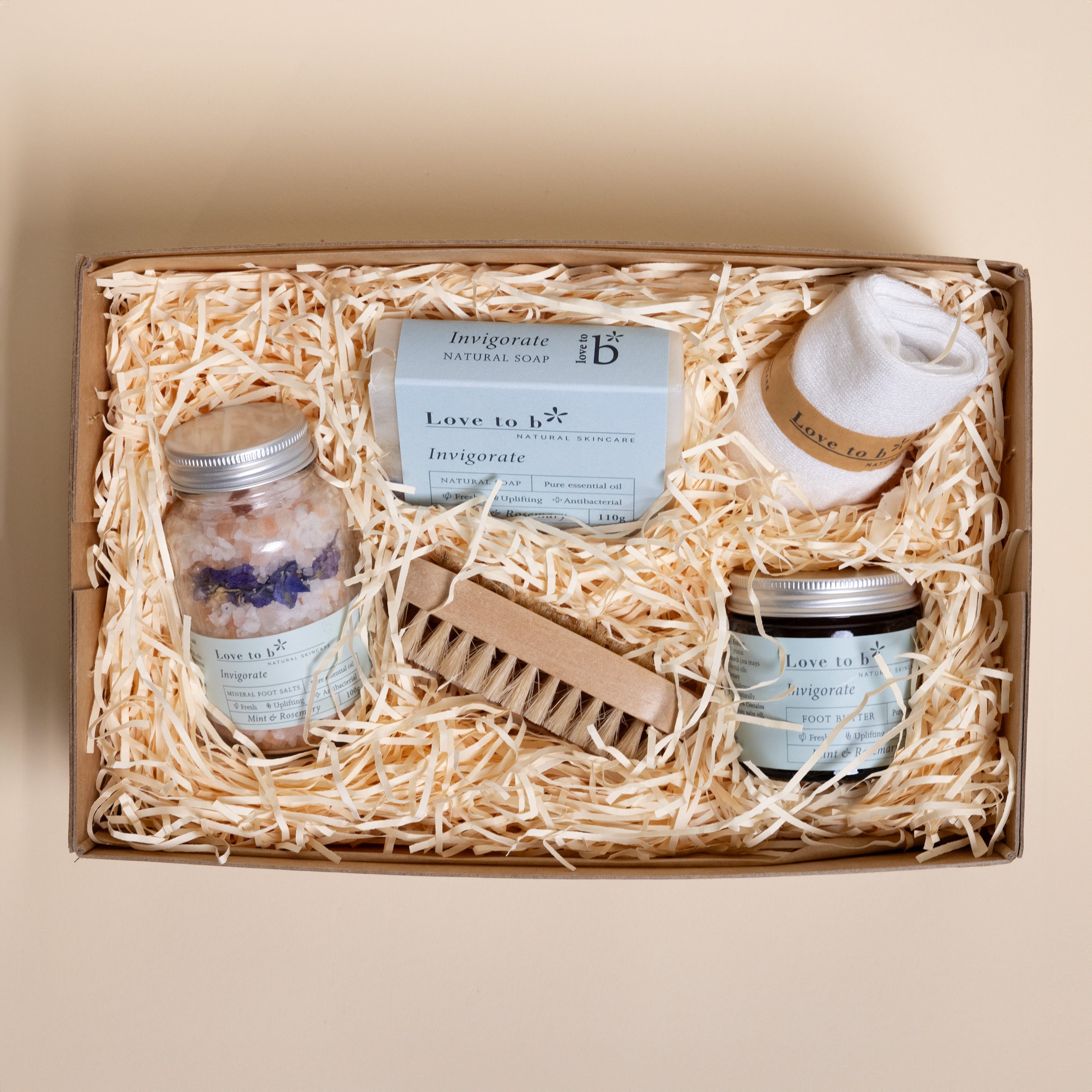 'Love to b' Aromatherapy Feet Treatment Gift Box | Love to b